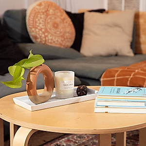 White Ceramic Serving Platters (14 x 6 Inch Rectangle Plates) Serving Dishes for Entertaining, Food, Appetizers, Desserts, Cheese Board, Charcuterie, Sushi - Set of 4 Party Serving Trays