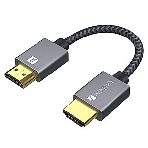 IVANKY HDMI Cable 25 ft, High Speed Long 4K HDMI 2.0 Cable, 4K HDR, 18Gbps HDCP 2.2, 3D, 2160P, 1080P, Ethernet - Braided HDMI Cord, (ARC) Compatible UHD TV, Blu-ray, PS4/3, Monitor, Projector, 25FT