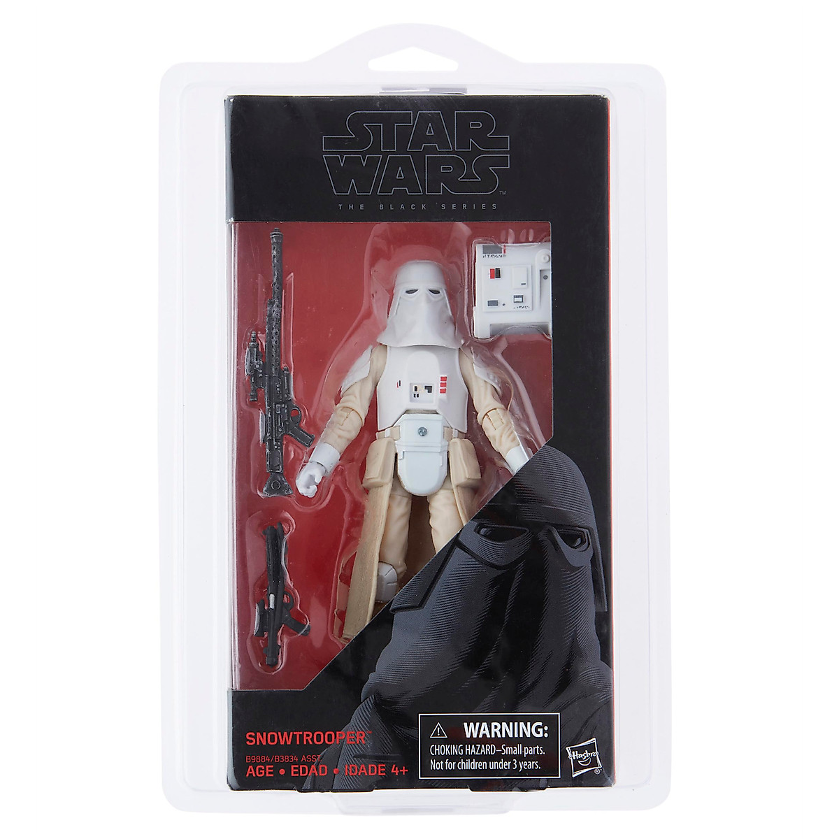 Protech SSSTAR-Black Star Case Storage / Display for Star Wars Black Series 6" Standard Size Figures in Red Highlighted Packaging or Black Series Archives Figures, 6.375" W x 9.75" H x 2" D, 10-Pack
