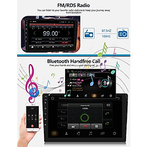 for Honda Civic 2001-2005 Android Car Stereo Support Wireless Carplay/Android Auto with 9 inch Touchscreen WiFi GPS Navigation BT USB FM/RDS Radio Receiver Backup Camera Steering Wheel Control