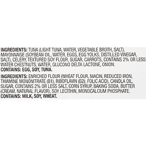Bumble Bee Snack On The Run Tuna Salad with Crackers Kit - Ready to Eat, Spoon Included - Wild Caught Tuna - Shelf Stable & Convenient Protein Snack, 3.5 oz (Pack of 12)