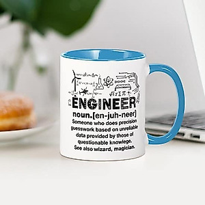 CafePress Engineer Funny Definition Mugs Ceramic Coffee Mug, Tea Cup 11 oz