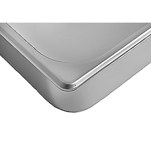 Chef's Supreme 4" Deep Full Size Stainless Steam Table Pan, Each… (4" Deep)