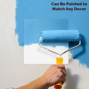 Morvat Adjustable Spring Access Panel, Fits 8"x8" - 12"x12" Inches (External 13.5"x13.5"), for Drywall, Ceiling, Electrical, Plumbing Heavy-Duty & Easy Install, Wall Hole Cover Plate, White (1-Pack)