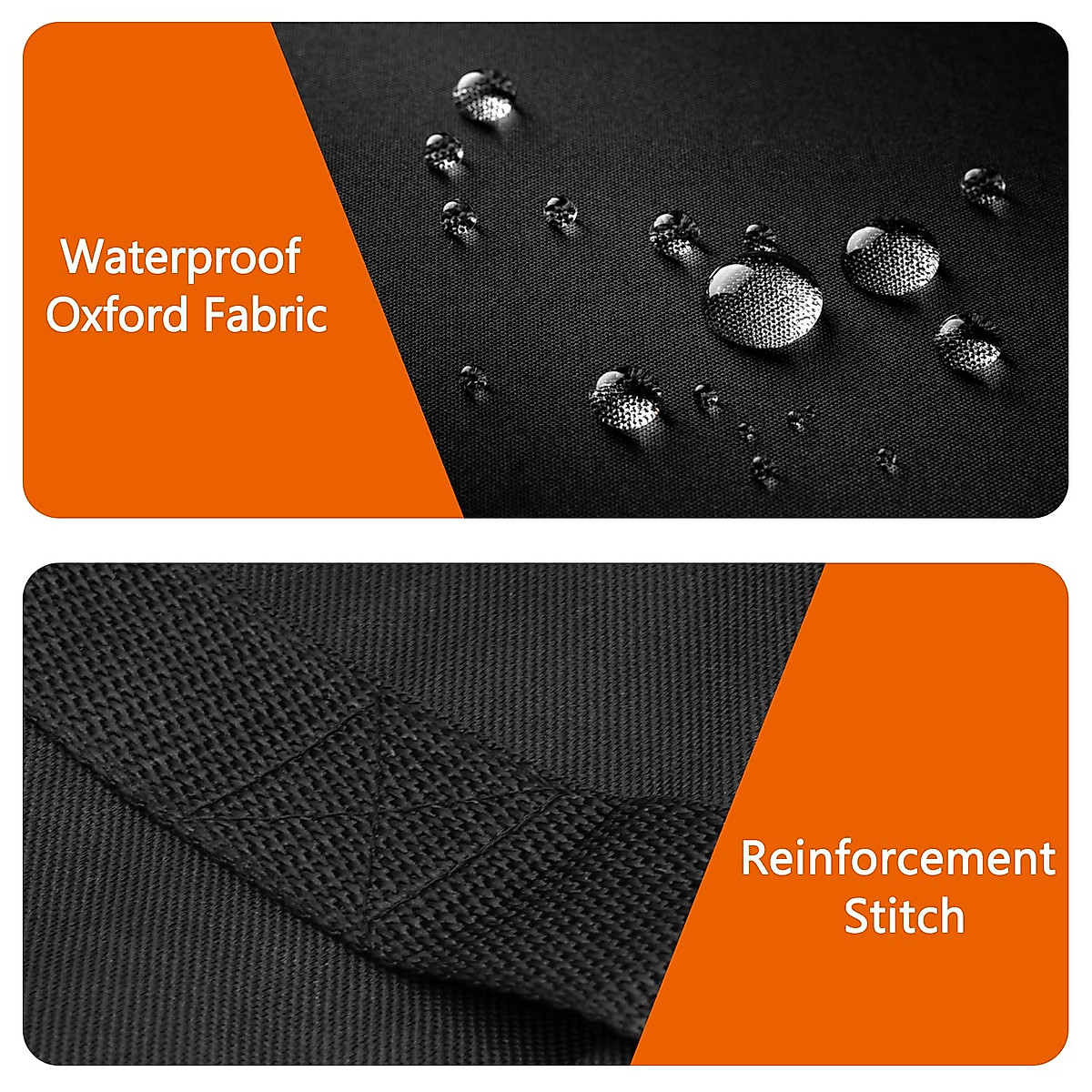 Griddle Cover for Blackstone 28 inch Griddle with Hood Double Shelf, 5483 Grill Cover for 1883 1785 1924 2086 2146 2147, Heavy Duty Waterproof 600D Polyester Flat Grill Griddle Cover