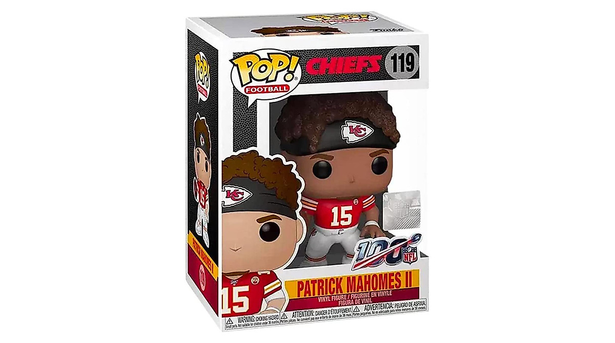 Funko Patrick Mahomes Vinyl Figure with EcoTek Pop Protector