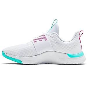 Nike Women's Renew in-Season Tr 9 Shoes, White/Pink Blast-aurora Green, 6