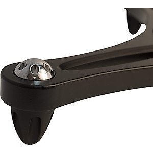 Ultimate Support MS-90/45B MS Series Professional Column Studio Monitor Stand with Non-marring Decoupling Pads - 45"/Black