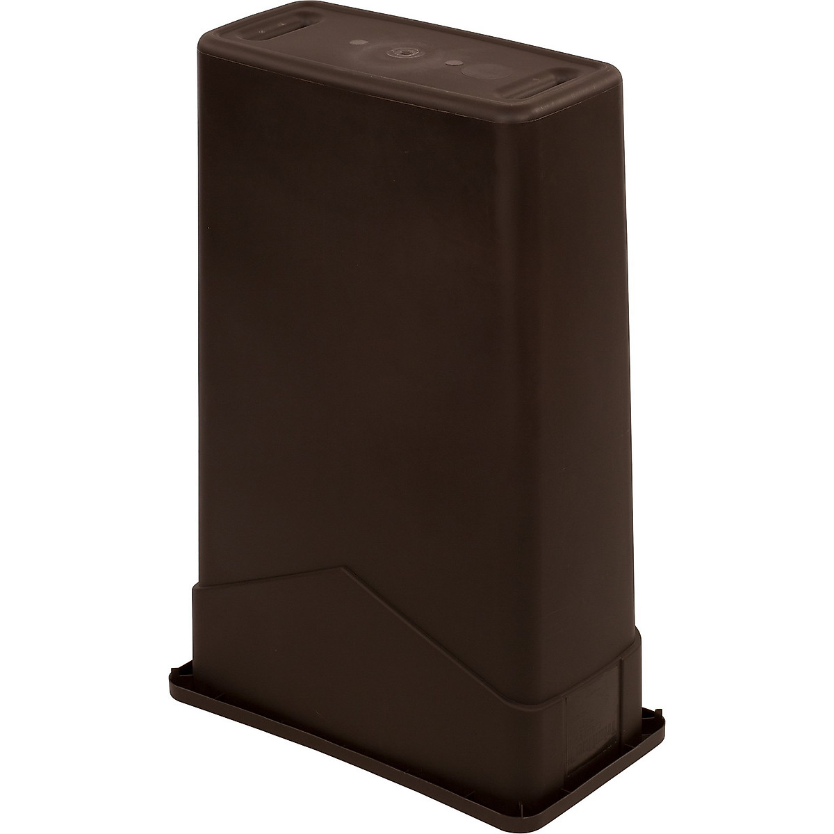 Carlisle FoodService Products 34202369 TrimLine Polyethylene Waste Container, 23 Gallon Capacity, 20" Length x 11" Width x 29.88" Height, Dark Brown (Case of 4)
