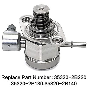 Aumtoni 35320-2B130 High Pressure Fuel Pump Mechanical Fuel Pump Compatible with 2012-2017 Hyundai Veloster, Accent, 2012-2016 Kia Rio, Forte, Soul 1.6L, Replace# 35320-2B220 35320-2B140, 353202B130