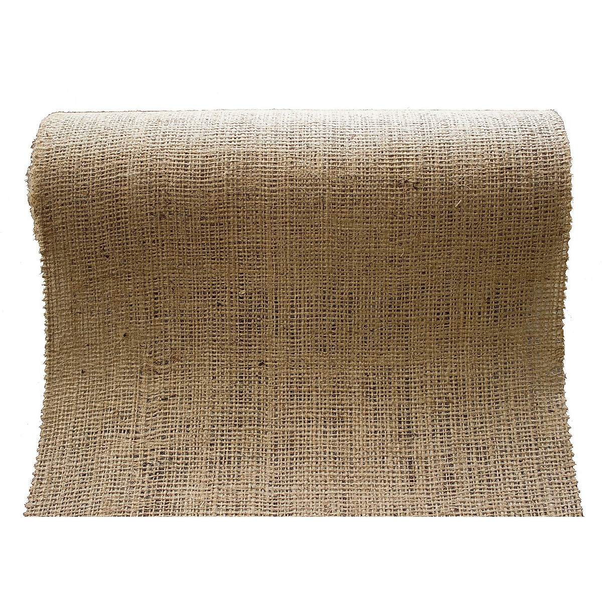 Burlapper Burlap Roll, 12" x 10 yd, Medium Weight 10 oz Jute Fabric for Table Runner, Banner, Placemats, Arts, Crafts, Sewing, Wedding, Baby Shower, Lawn and Garden; Natural Edges (Made in USA)