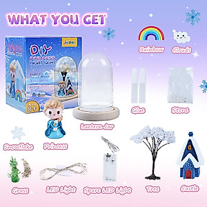 joypath Gifts for 4 5 6 7 8 Year Old Girls, DIY Night Light Toys for Girls Ages 4-6 6-9, Make Your Own Princess Crafts for Kids, Arts and Crafts Nightlight Birthday Christmas Gift for Girls