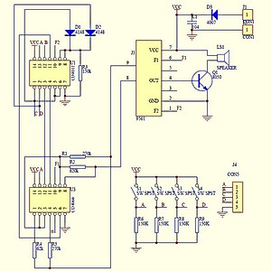 Gump's grocery 16 Music Box 16 Sound Box 16-Tone Box BOX-16 Electronic Module DIY Kits