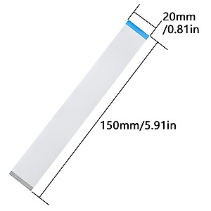 ITROLLE Flat Cable 8PCS FPC FFC 150mm Length 40 Pin 0.5mm Pitch Flexible Ribbon Cables B Type