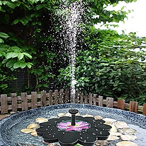 XXXDXDP Solar Fountain Floating Garden Water Fountain Pool Pond Decoration Solar Powered Fountain Water Pump Drop Shipping