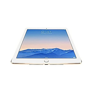 Apple iPad Air 2 MH1J2LL/A (128GB, Wi-Fi, Gold) NEWEST VERSION (Renewed)