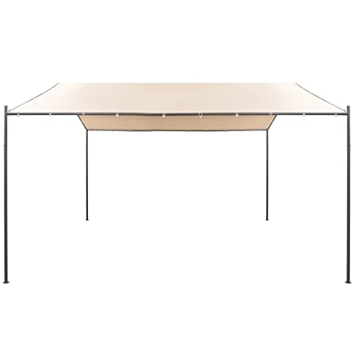 Gazebo Pavilion Tent Canopy,Grill Gazebo,Rv Carport,Heavy Duty Tents for Parties,Outdoor Gazebo,Shade Tent,Wedding Tent,for Outdoor,Backyard,Garden,Lawns,13' 1" x13' 1" Steel Beige