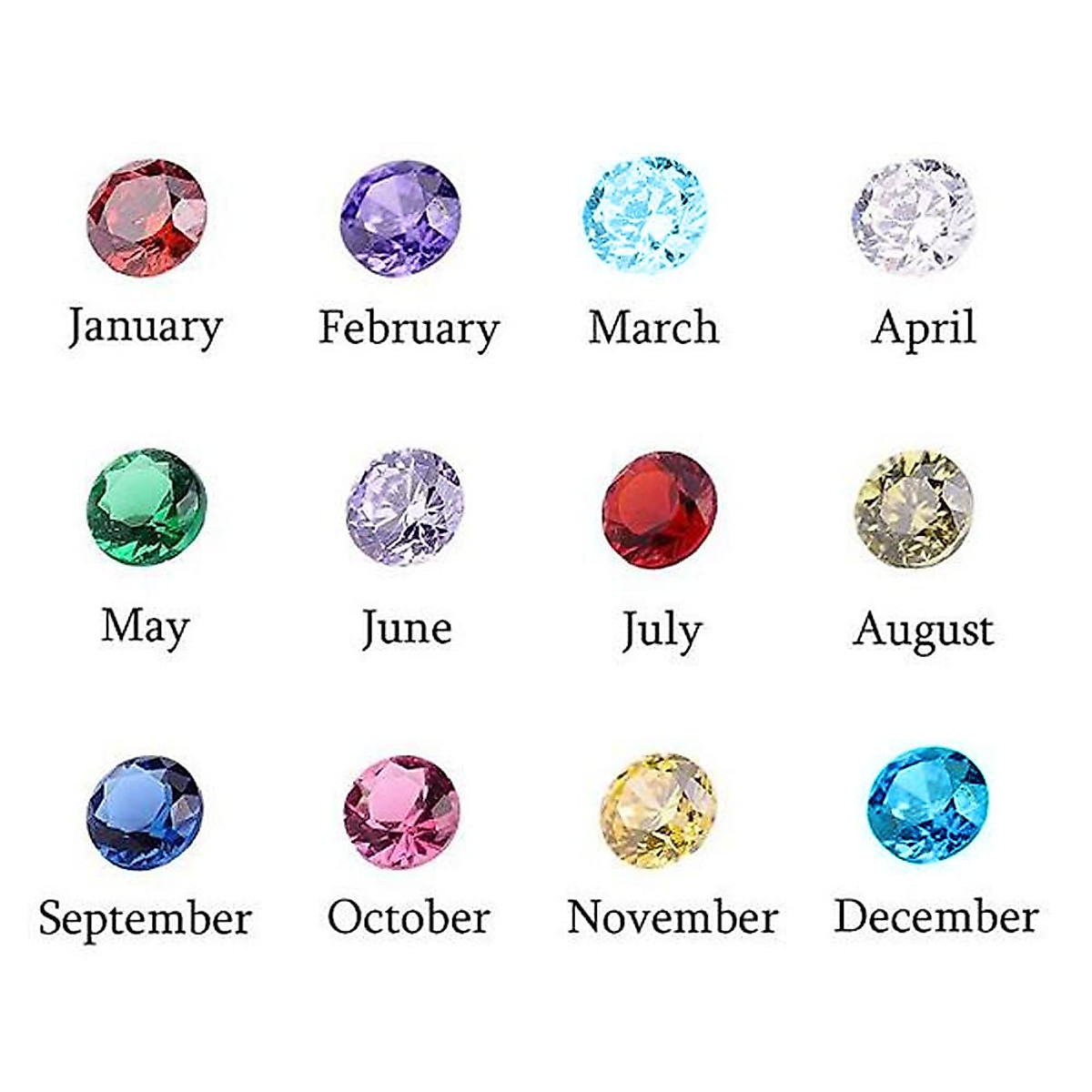 YOOSHINING Personalized Mothers Ring 925 Sterling Silver Rings Mothers Ring with 3 Birthstones Custom Birthstone Rings for Mothers Women Heart Ring for Birthday Wedding Anniversary Mothers Day Gifts