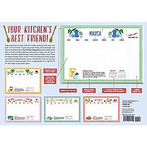 The Kitchen Companion Page-A-Week Calendar 2023: Magnetic - Perfect for the Fridge, Wall, or Desk