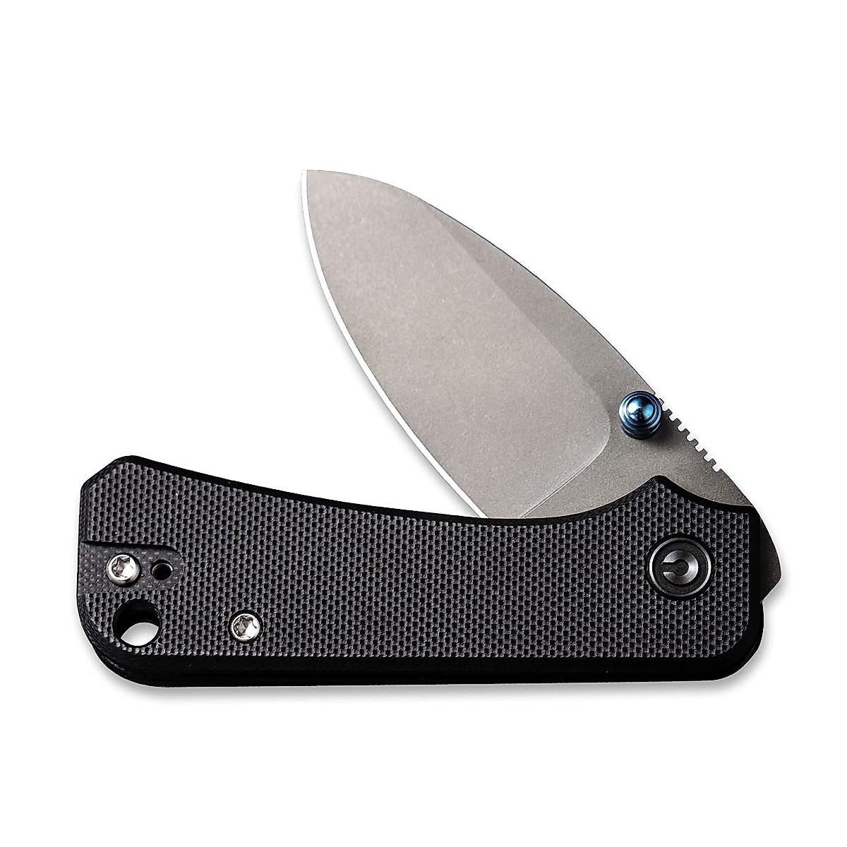 CIVIVI Baby Banter Pocket Folding Knife for EDC, 2.34" Blade Small Knife with Titanium Thumb Stud Opener (Purple)