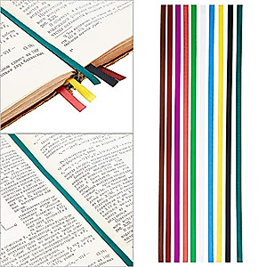 Bible Ribbon Bookmark Ribbons Replacement Ribbons for Novel School Books (20 Pieces)