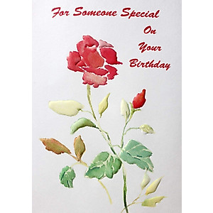 Braille Embossed Birthday Greeting Card - For Someone Special