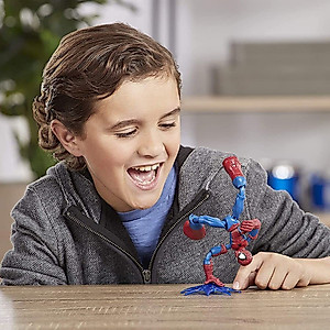 Spider-Man Marvel Bend and Flex Action Figure, 6-inch Flexible Toy, Includes Web Accessory, Ages 4 and Up