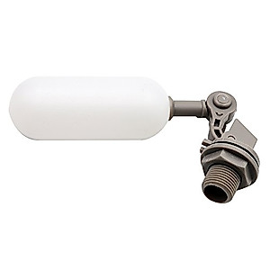 livestocktool.com 2 PCS 3/4" Float Valve for Tank Mount, Fish Aquarium,Cattle Dog Chicken Water Bowl, Horse Waterer Trough with Adjustable Arm (3/4")