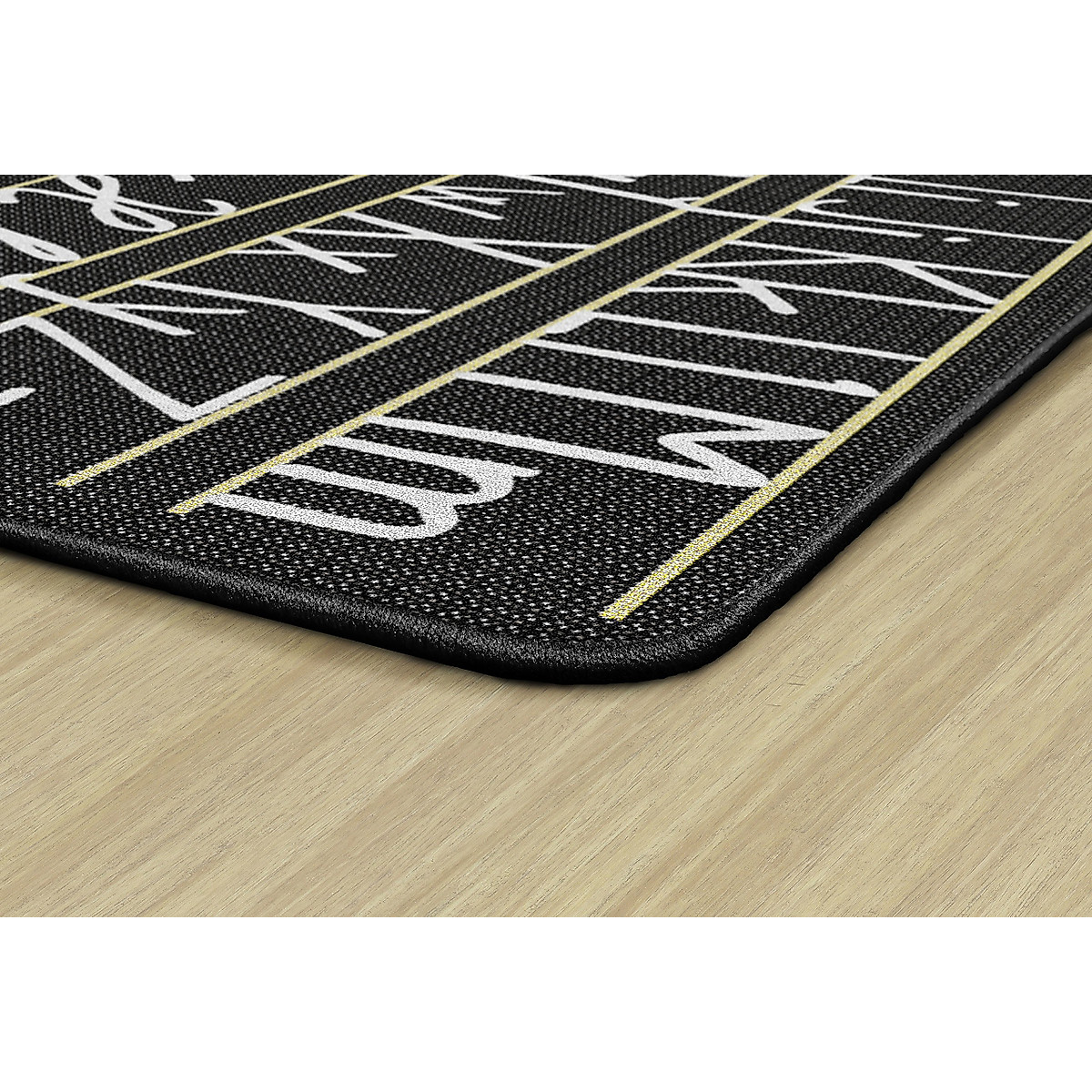 Flagship Carpets Handwriting Samplers ABC Children's Floor Area Rug for Indoor Classroom or Home Learning Area, Kids Room or Educational Play Mat, 7'6" x 12', Rectangle