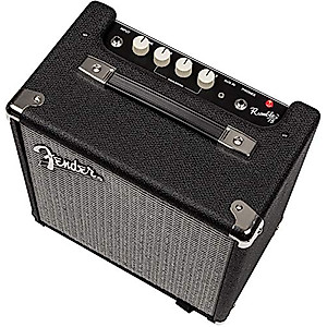 Fender Rumble 15 Bass Combo Amplifier Bundle with Instrument Cable and Austin Bazaar Instructional DVD