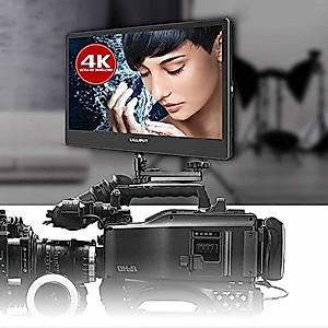 Lilliput A12 12.5" 4K Monitor 3840 x 2160 with HDMI, Displayport and SDI connectivity with V-Mount Battery Plate