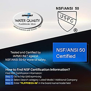 POOLPURE Antimicrobia PRB25-IN-M Spa Filter Replaces Unicel C-4326RA, Filbur FC-2375M, 3005845, 17-2327, 100586, 33521, 25392, 817-2500, 5X13 Drop in Spa Filter 1 Pack