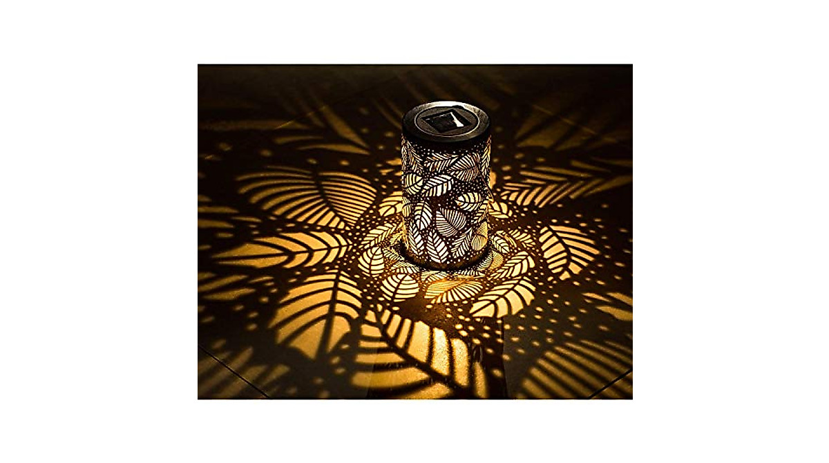 TAKE ME Garden Solar Lights - Decorative Candle & Leaf Lanterns