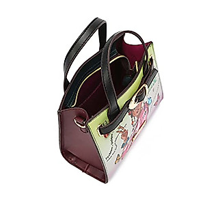 DESTINY BY NICOLE LEE 3 Pieces Set Fashion Handbag Eco Leather Large Shoulder Bag Mini Messenger Bag Pouch for Women Girls NK12241 ADF