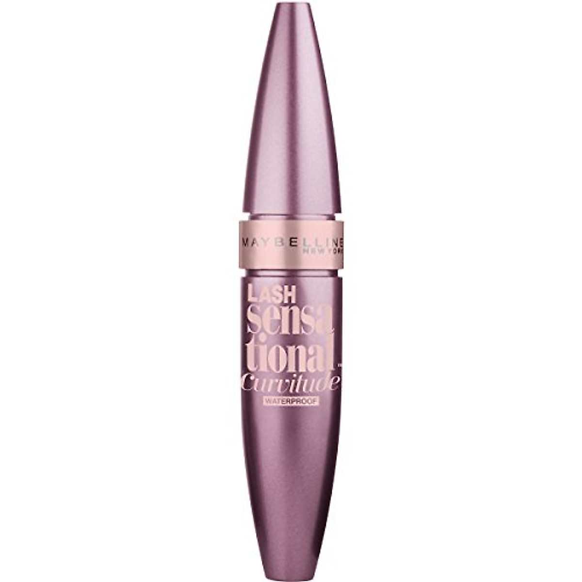 Maybelline New York Lash Sensational Curvitude Waterproof Mascara, Very Black, 0.32 Fluid Ounce