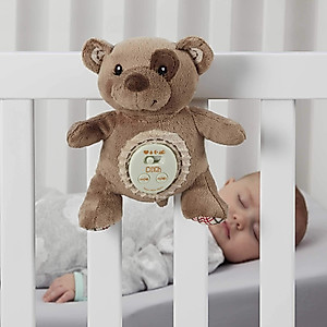 Cinch by dexbaby Plush Mini Bear - Sleep Aid Womb Sound Soother w/ Playard and Crib Attachment