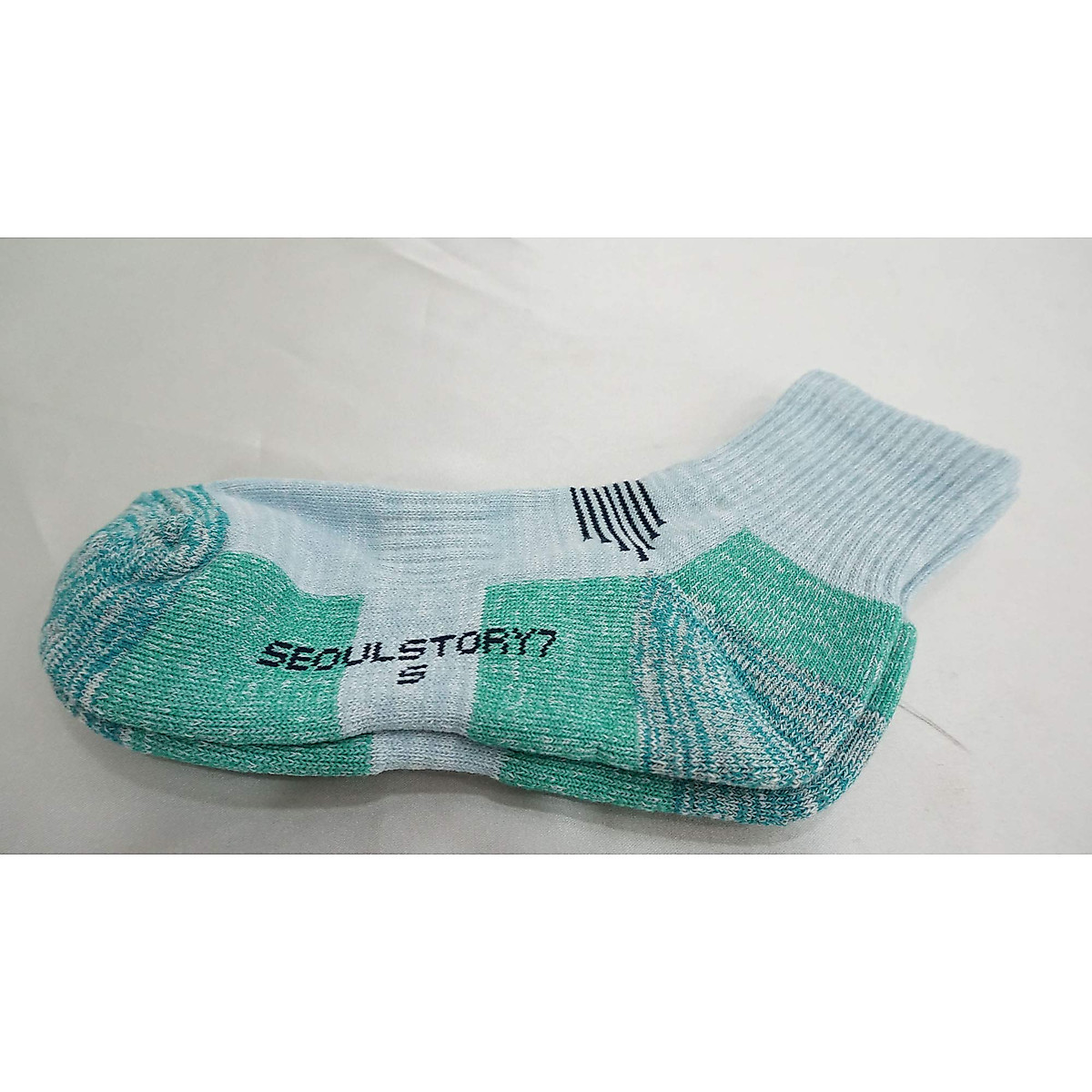 SEOULSTORY7 5Pack Women's Mid Cushion Low Cut Hiking/Camping/Performance Socks 5Pack Beige/Gray/Purple/Light Blue/Pink Medium