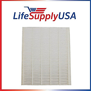 (2-Pack) True HEPA Air Cleaner Filter Replacement Set + 8 Carbon Pre-Filters Compatible with Winix P450 B451 Size 25 Air Cleaners, Filter E #113250 by LifeSupplyUSA