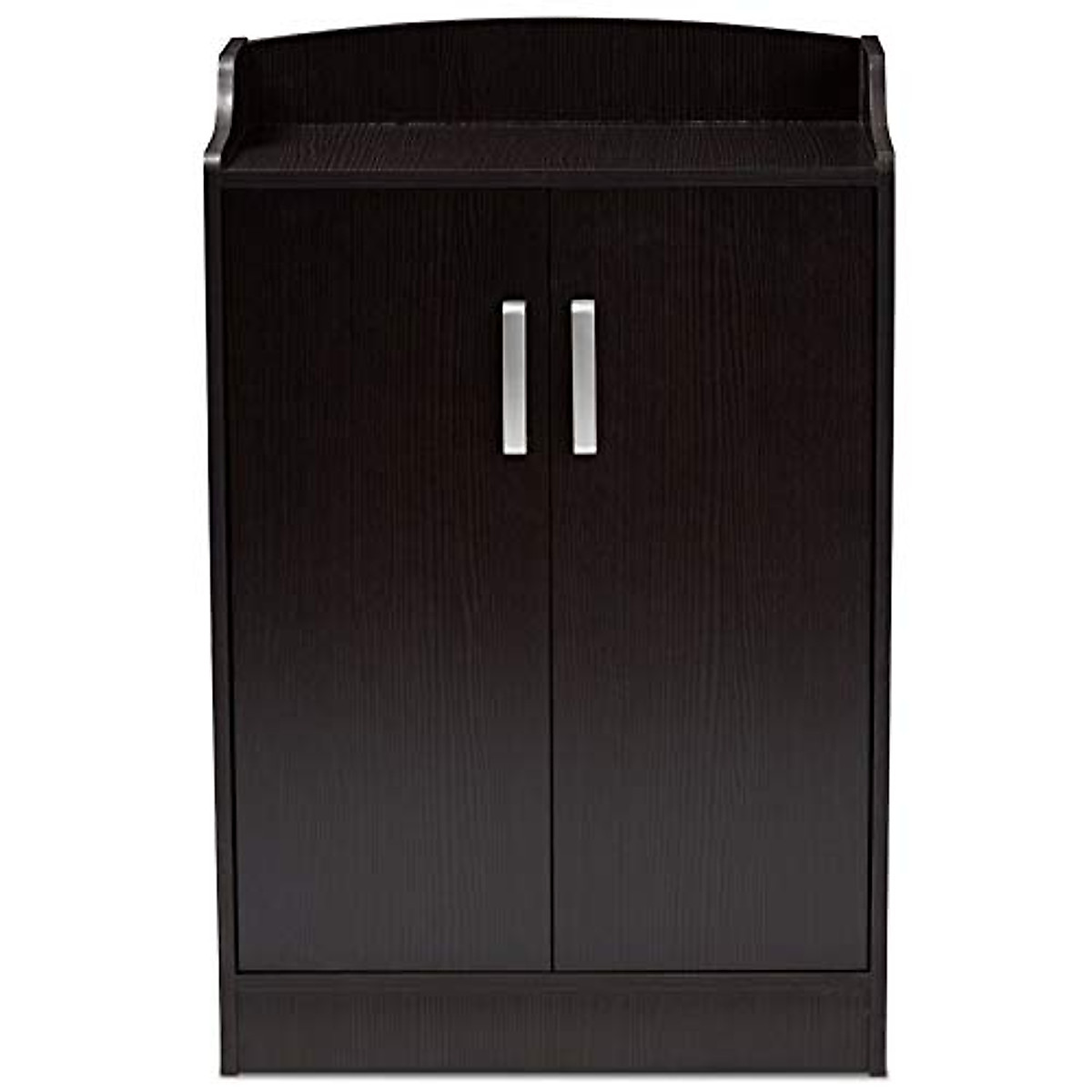 Baxton Studio Verdell Shoe Cabinet in Wenge Brown