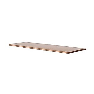 PIBM Stylish Simplicity Shelf Wall Mounted Floating Rack Shelves Solid Wood Bookshelf Smooth Wear Resistant Easy to Clean Bearing Strong Living Room,4 Sizes, Walnut Color , 90x17cm