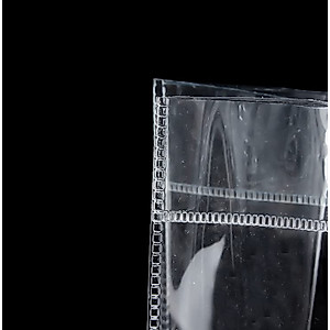 Rikyo 12 pc Clear Gift Bags,Plastic Gift Bags with Handle and Button, Reusable Transparent PVC Gift Wrap Tote Bag for Bridal Party Favor, Baby Shower, Wedding Favor, Shopping Bag Bulk (10x8x3)