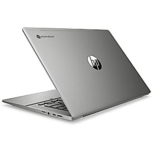 HP 14b-na Chromebook 14" FHD Laptop, AMD Ryzen 3 3250C, 4GB RAM, 128GB eMMC Chrome OS Silver(Renewed)