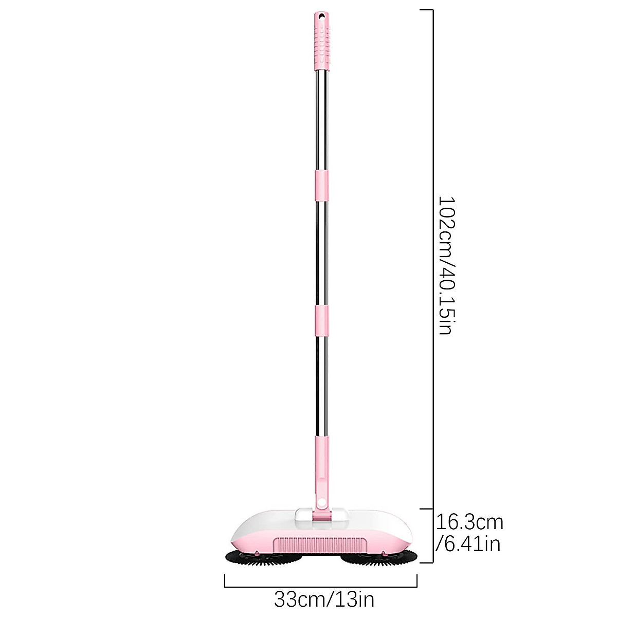 Broom with Dustpan Combo Set Hand Push Sweeper Household Lazy Three-in-one Suction Sweeper Cleaning Machine Floor Stall Broom Set Dust Pan and Broom Set Cleaning Tools Apartment Home Essentials