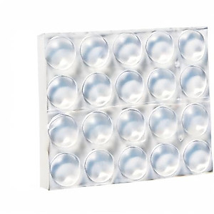 Scotch SP951-NA Bumpers and Door Stops, 1/2" Round, Clear, 40 Count