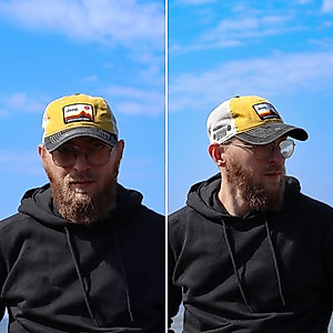 Jeep Have Fun Out There Patch Garment Washed Trucker Hat Unstructured Yellow