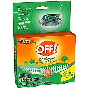 OFF! Mosquito Coil Refills 6 Count (Pack of 2)