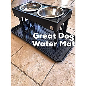 Zenn (1 Pack) Multi-Purpose Durable Black Tray 30" x 15" x 1.2", Indoor & Outdoor Shoe & Boot Tray, Drying Tray, Dog Water Mat, Litter Box Mat