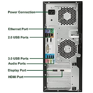 HP Z240 Tower Computer Workstation PC, Intel Core i5 6600 3.3GHz Processor, 32GB DDR4 Ram, 512GB NVMe SSD, HDMI, WiFi | Bluetooth, Nvidia GeForce GT 1030 2GB DDR5, Windows 10 Pro (Renewed)