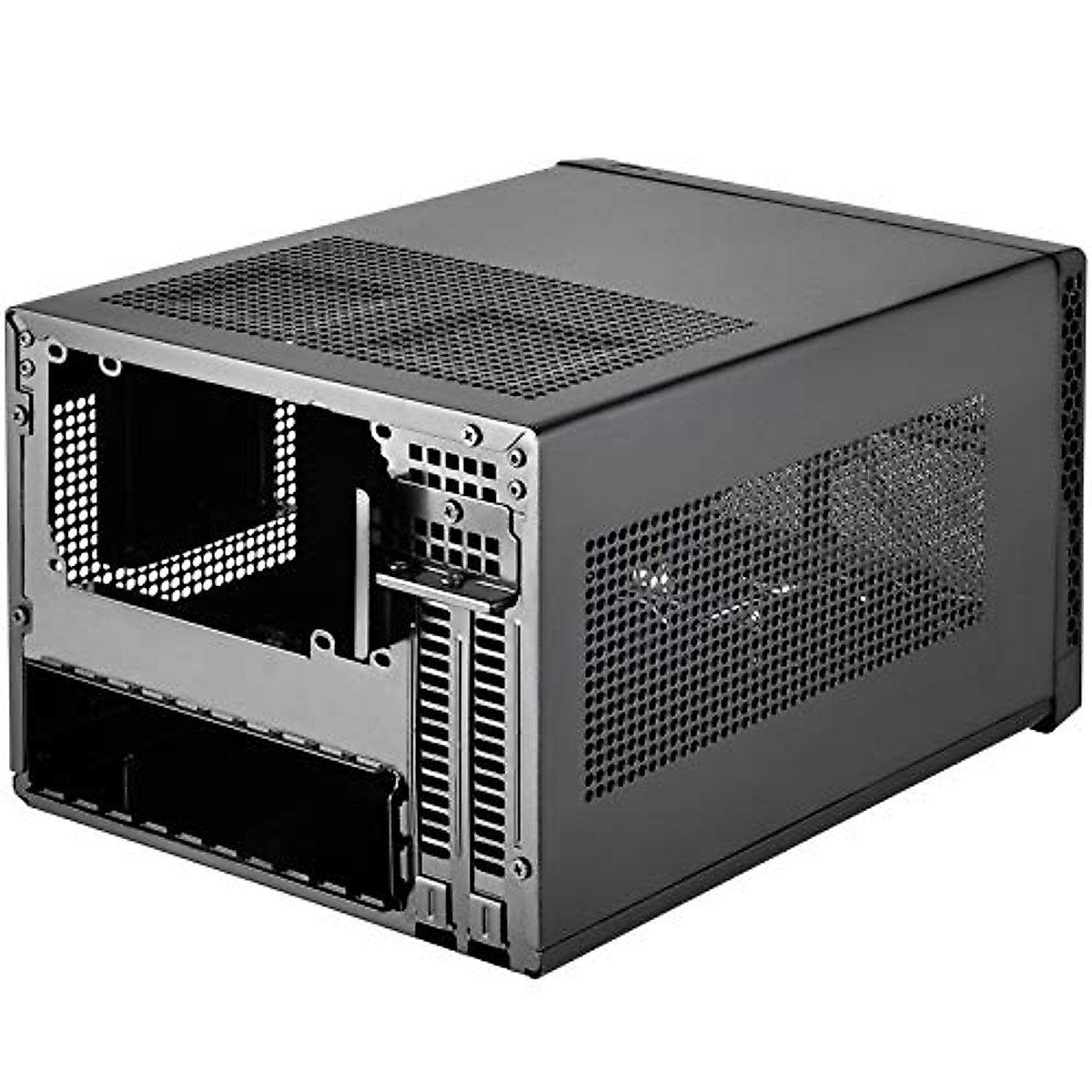 SilverStone Technology Ultra Compact Mini-ITX Computer Case with Mesh Front Panel Black (SST-SG13B-USA)