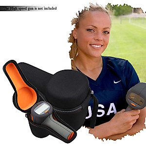 Mchoi Hard EVA Travel Case for Bushnell Velocity Speed Gun, CASE ONLY